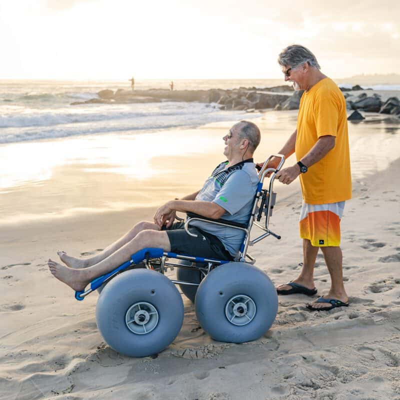 Wheeleez™ Sandcruiser All-Terrain / Beach Wheelchair Dune Buster Model ...