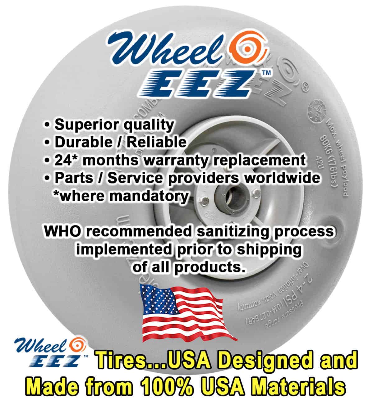 Wheeleez™ Superior Quality Wheels and Beach Wheelchairs