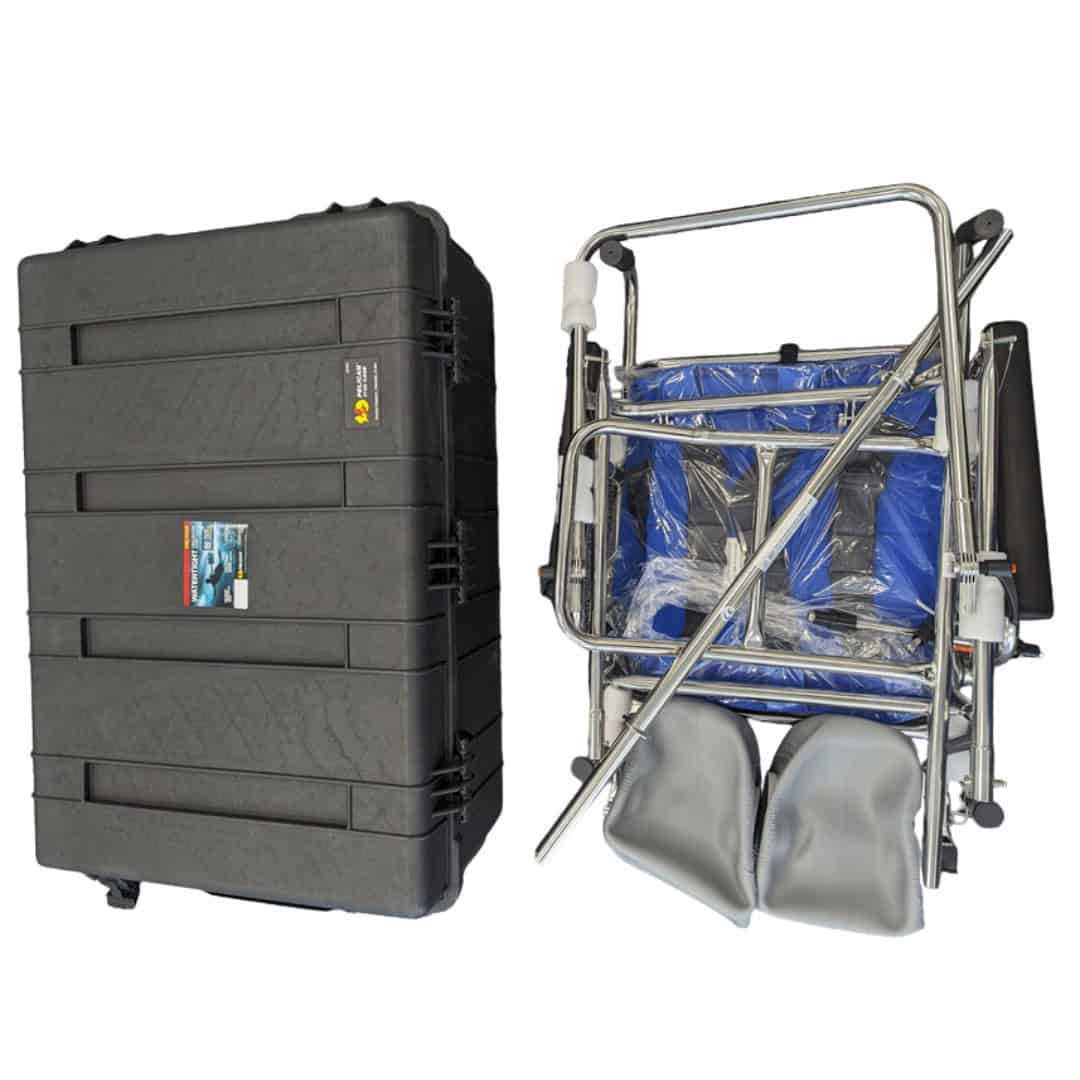 Pelican Travel Case for Chair Frame and Front Caster Wheels - Wheeleez ...